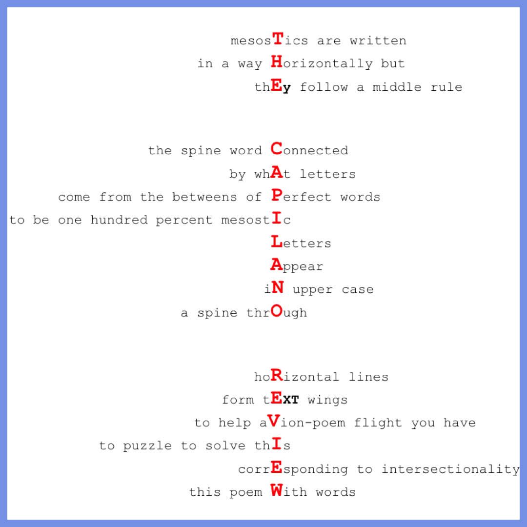 An invitation to Long Distance Poem • The Capilano Review