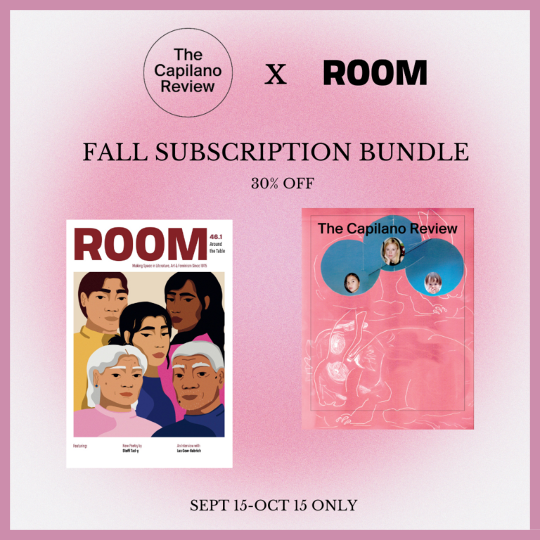 TCR x Room Magazine Subscription Bundle • The Capilano Review